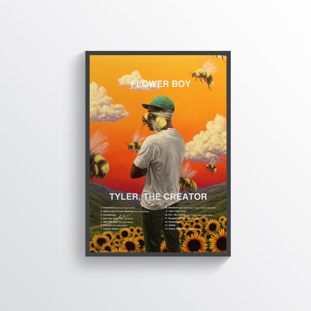 Flower Boy Frame – Poster Masr