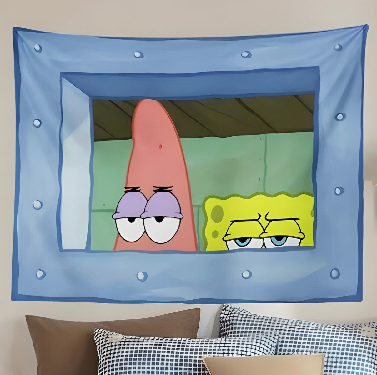 SpongeBob & Patrick Wall Flag – Poster Masr